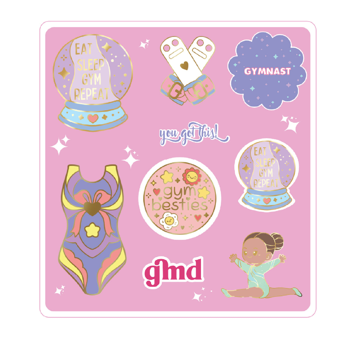 Gymnastics Stickers Australia – GMD Activewear Australia
