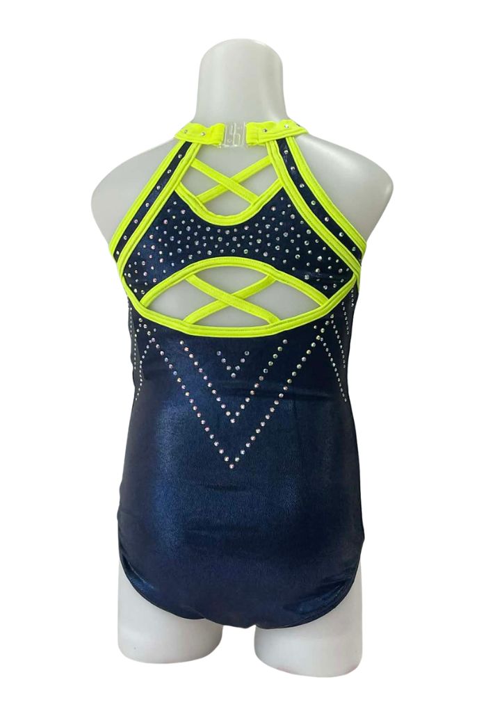 Black Pearl & Neon Yellow- Matrix Aerobics Comp Leotard – GMD ...